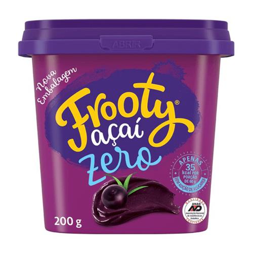Açaí Frooty Zero Açúcar 200ml - Frooty