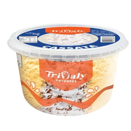 Sorvete Trivialy Cassata 1l - Trivialy