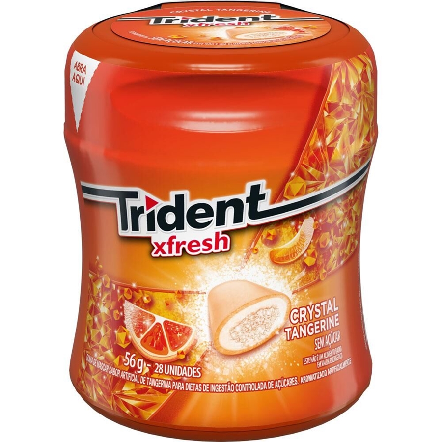 Trident Xfresh Tangerina 56g - Trident