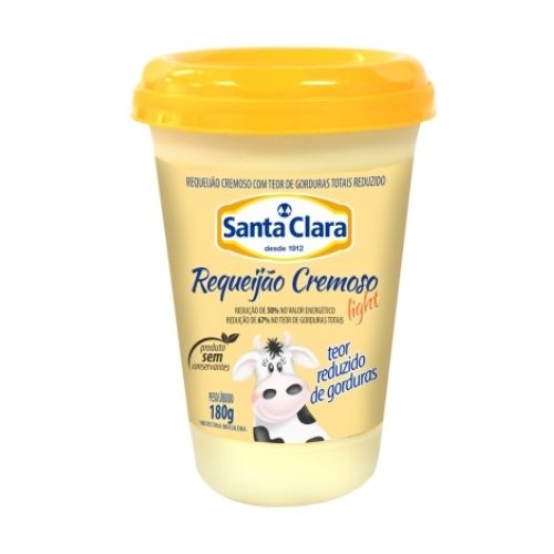 Requeijão Santa Clara Light 180g - Santa Clara