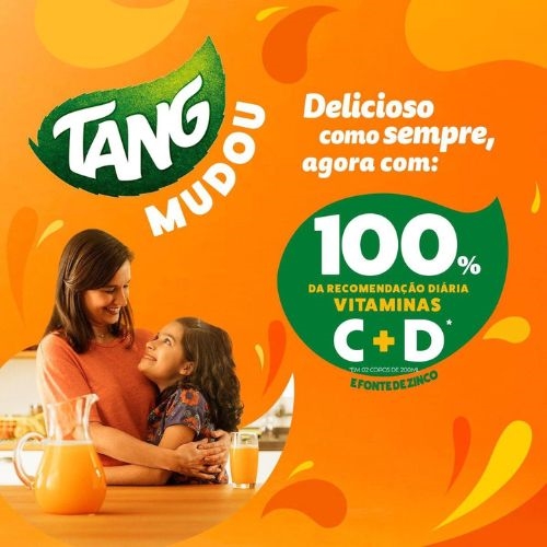 Refresco em Pó Tang laranja Docinha 18g - Tang