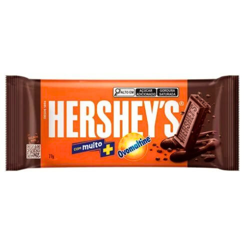 Chocolate ao leite com Ovomaltine Hershey's 77g - Hershey's
